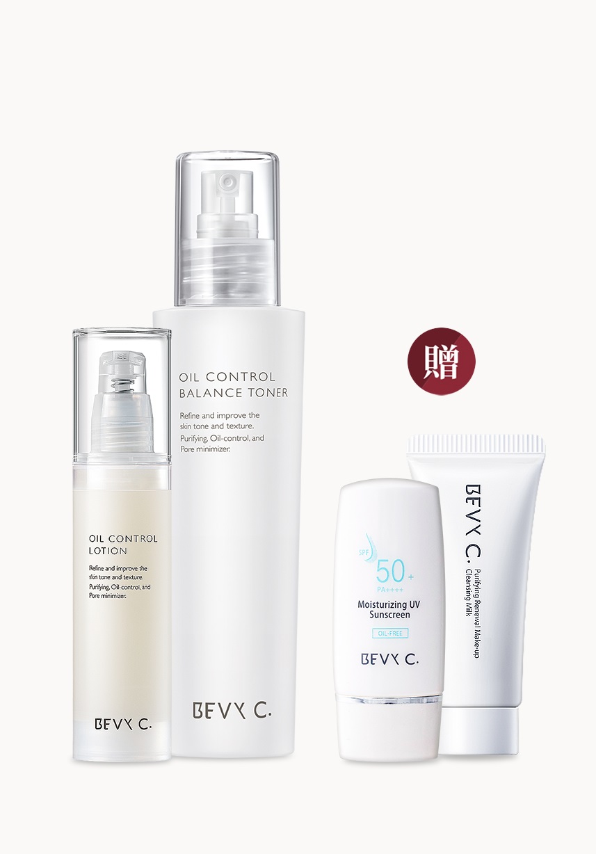 油肌入門穩膚 set│舒緩(熱銷一空)-粉刺控油－無油淨痘|BEVY C.